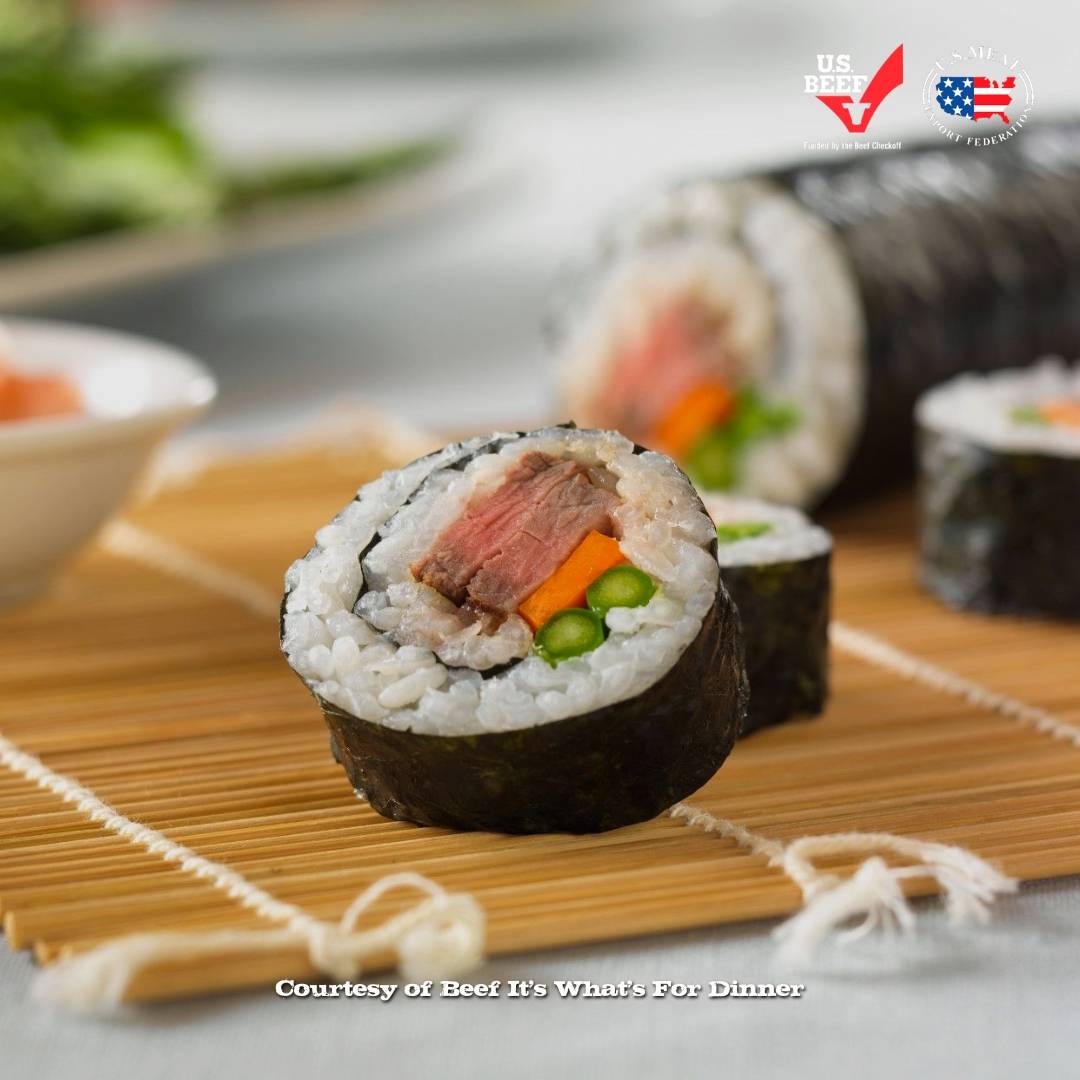 Sushi-Style Beef Roll