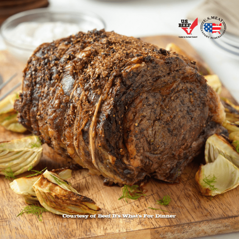 Herb-Crusted Beef Rib Roast